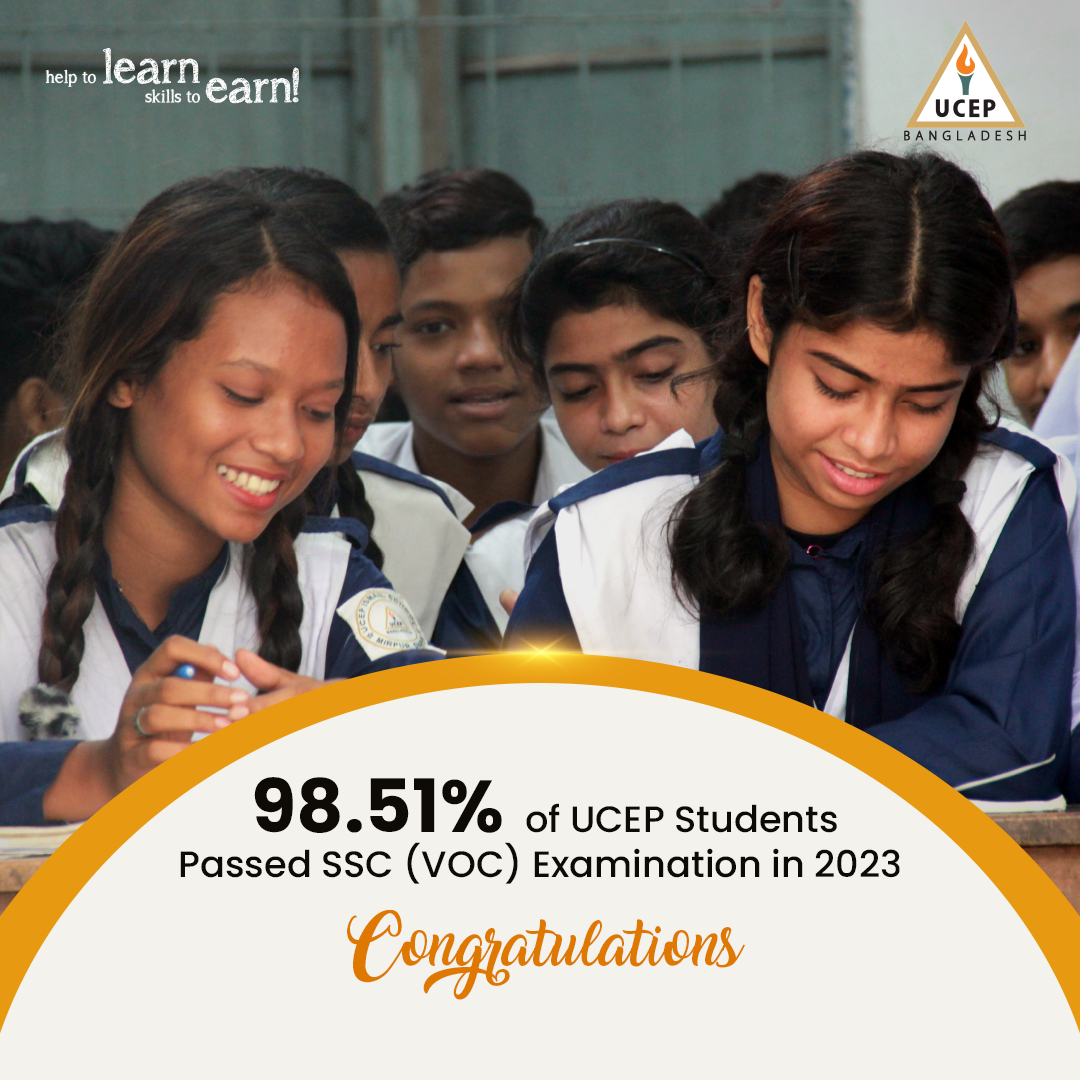 UCEP Bangladesh appreciates students excelling in SSC (Vocational ...